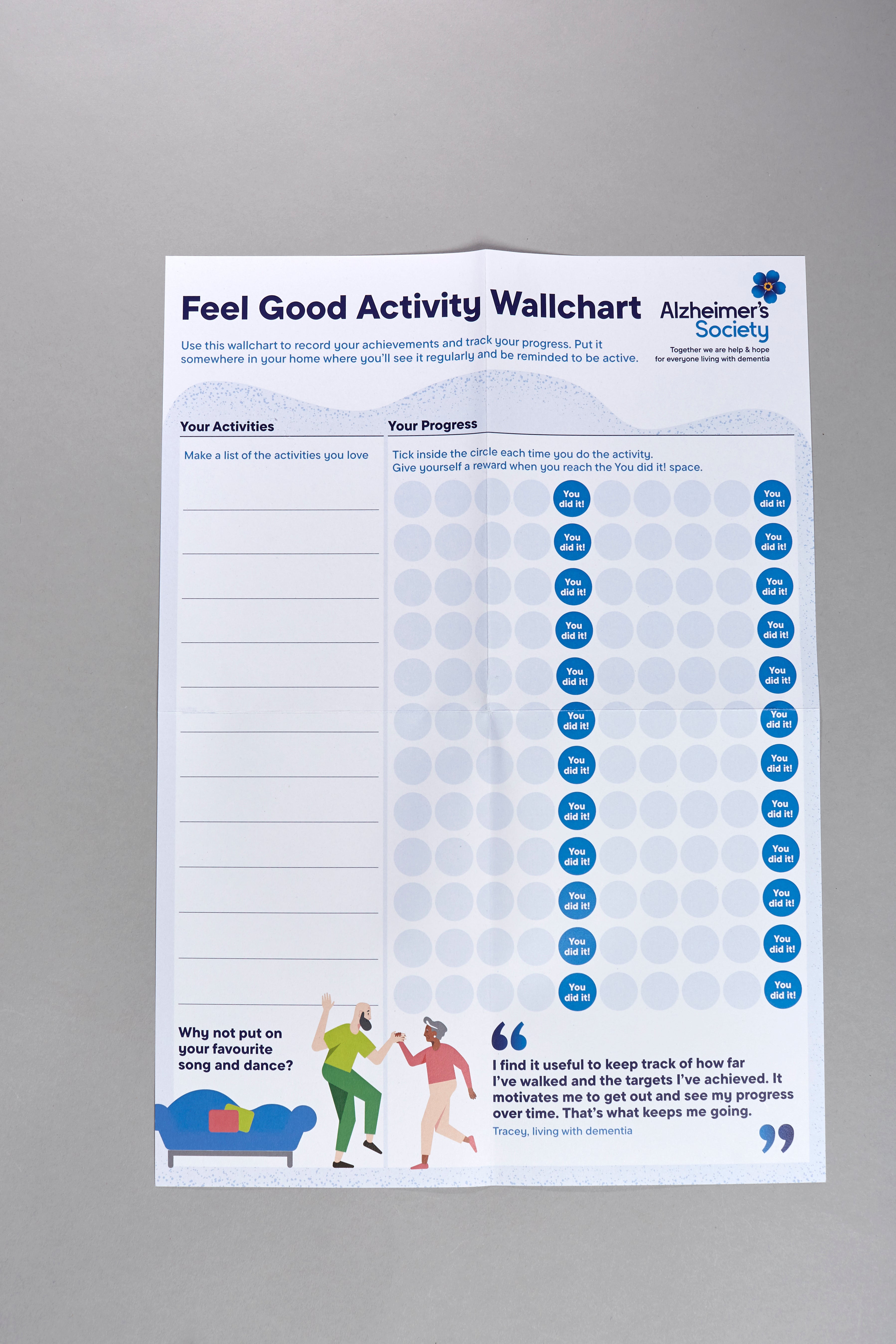 Feel Good Folder - Alzheimer's Society