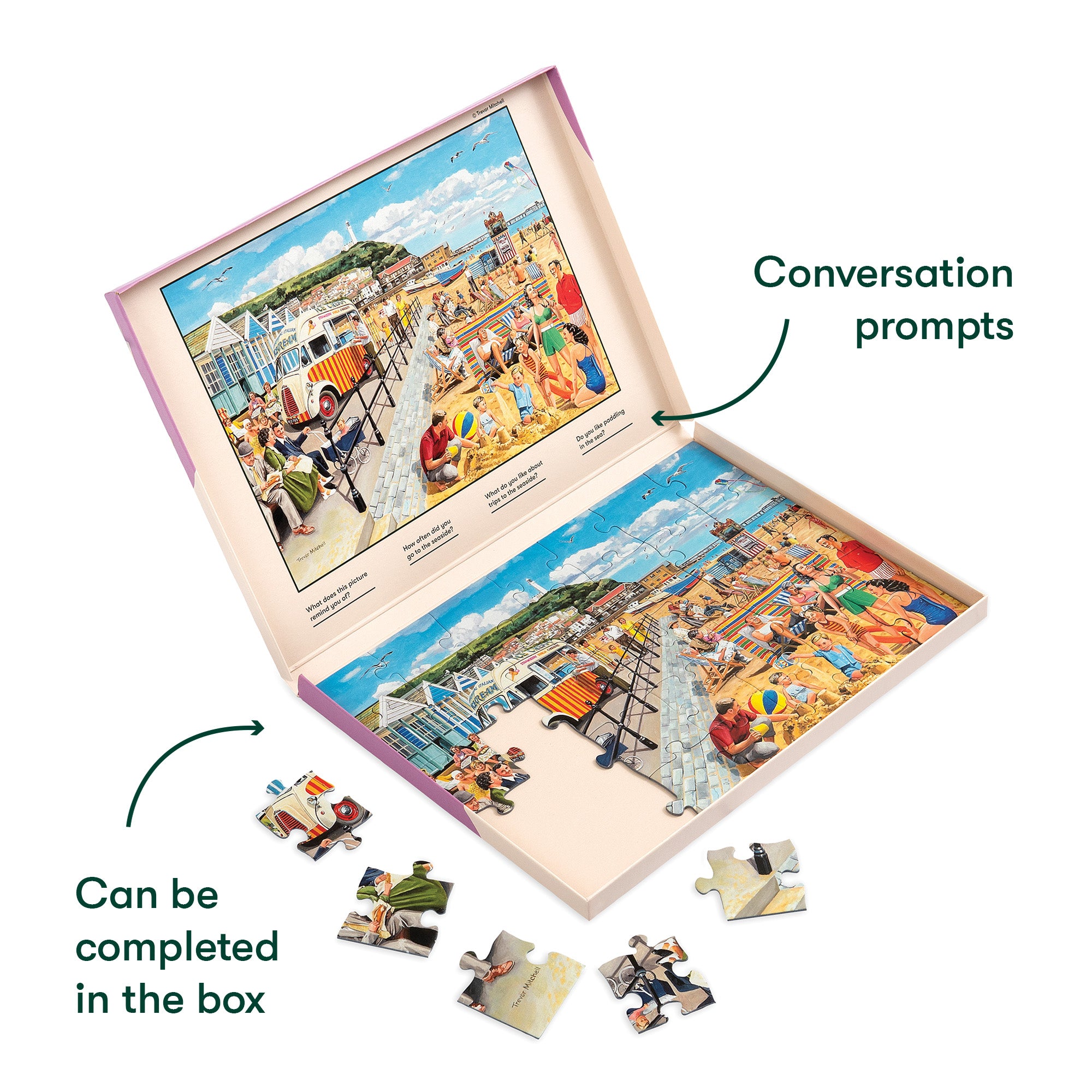 35 piece jigsaw puzzle - Seaside Nostalgia - Alzheimer's Society