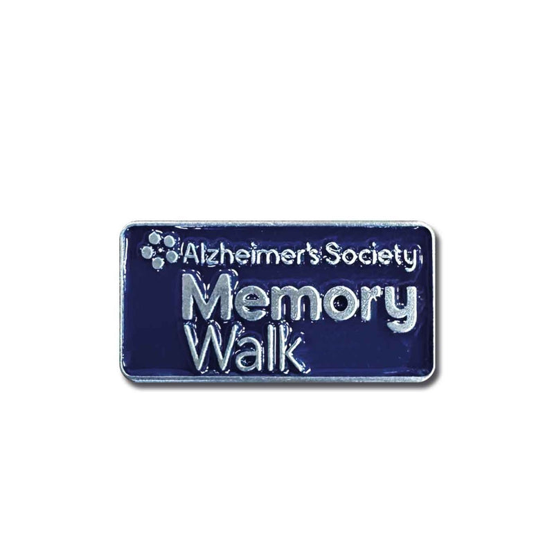 Memory Walk pin on lanyard - Alzheimer's Society