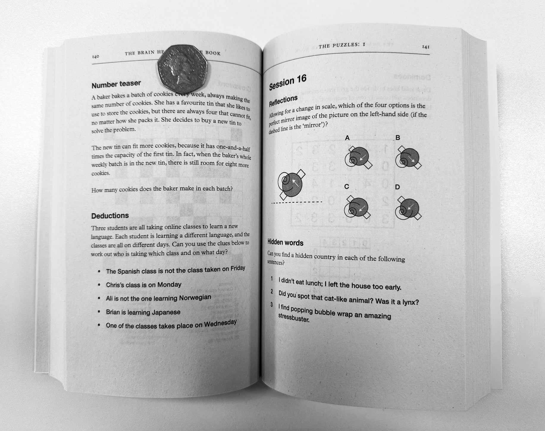 The Brain Health Puzzle Book - by Dr Tim Beanland - Alzheimer's Society
