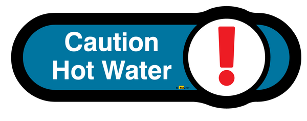 Caution Hot Water Sign - Alzheimer's Society