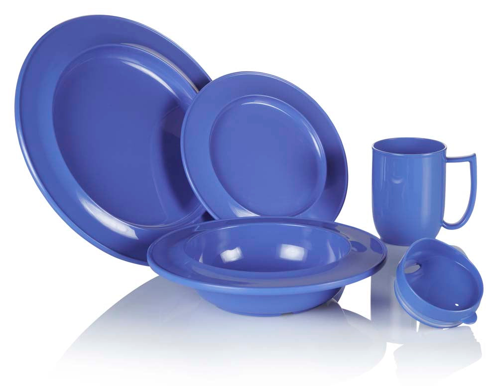 Blue dining plate - Alzheimer's Society
