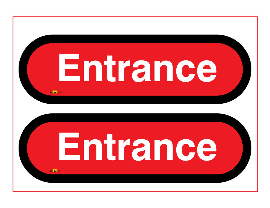 Entrance Signs - Alzheimer's Society