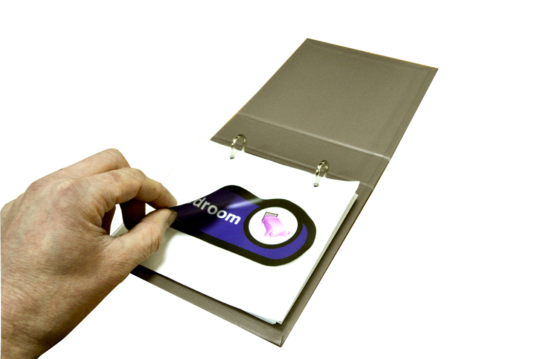 Reusable Signage Sticker Book - Alzheimer's Society