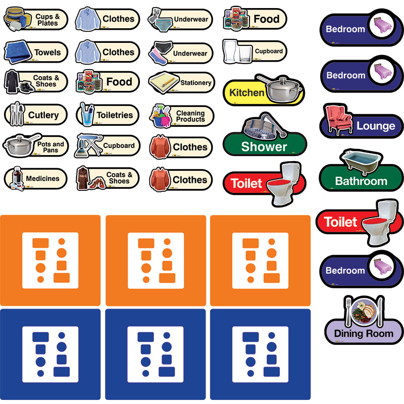 Reusable Signage Sticker Book - Alzheimer's Society