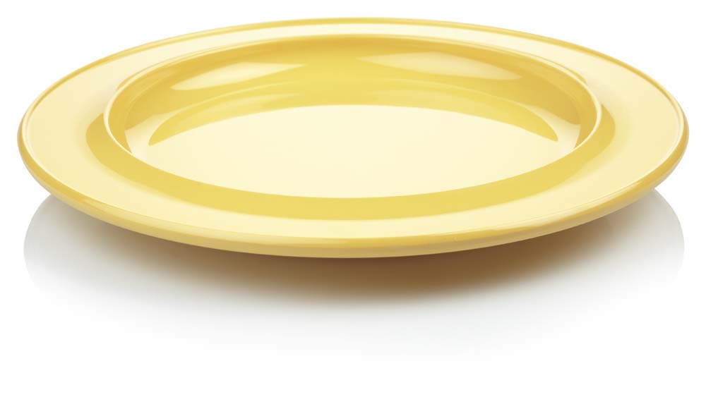 Yellow dining plate - Alzheimer's Society